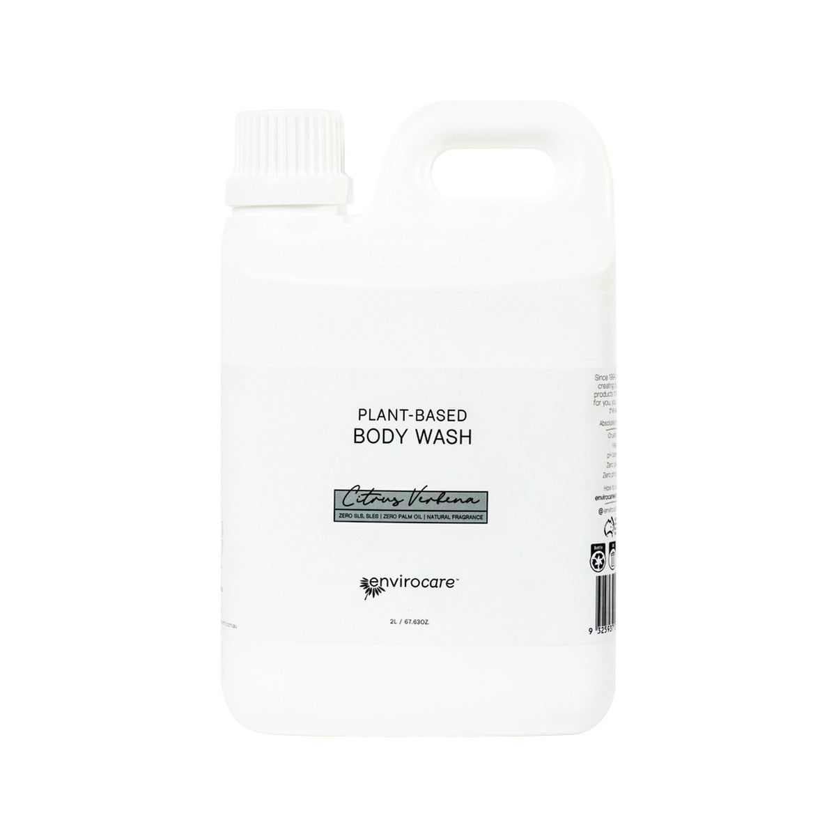EnviroCare Plant Based Body Wash (citrus verbena) 2 Litres - $39.00 ...