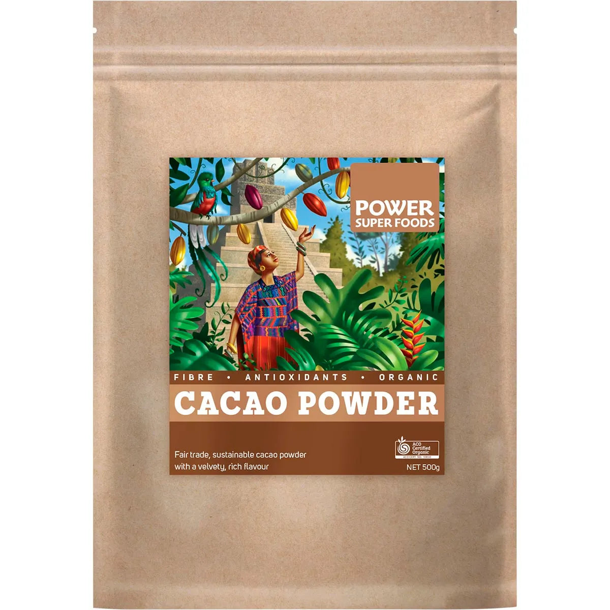 Power Super Foods Cacao Power Powder Raw Organic 500g - $36.00 ...